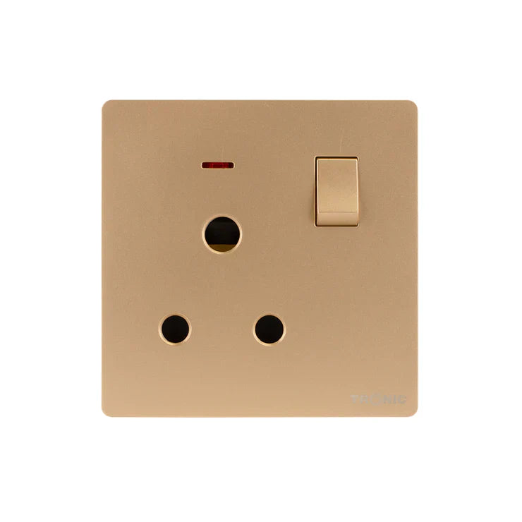 Premium Round Pin Single Outlet - TS Range